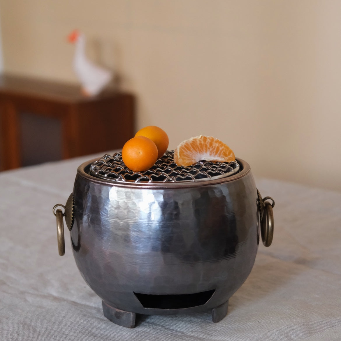 Chinese Purple Copper Stove Handmade Traditional Forging Original Styl ...